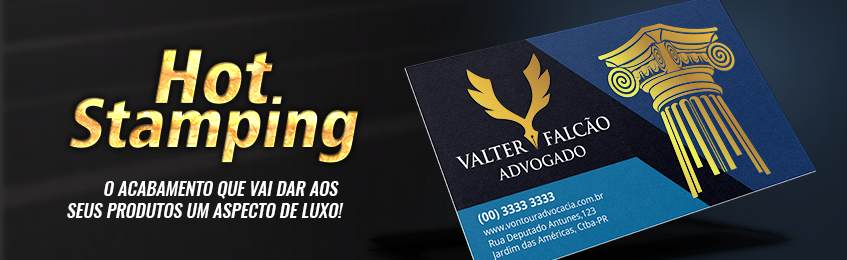 O que é Hot Stamping? O acabamento com aspecto de luxo!